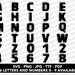 Motion Blur Font SVG, Motion Blur Font for Cricut, Motion Blur Font 2 ...
