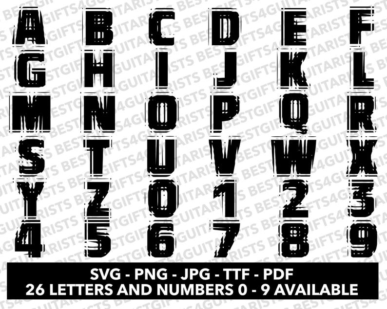 Motion Blur Font SVG, Motion Blur Font for Cricut, Motion Blur Font 2 ...