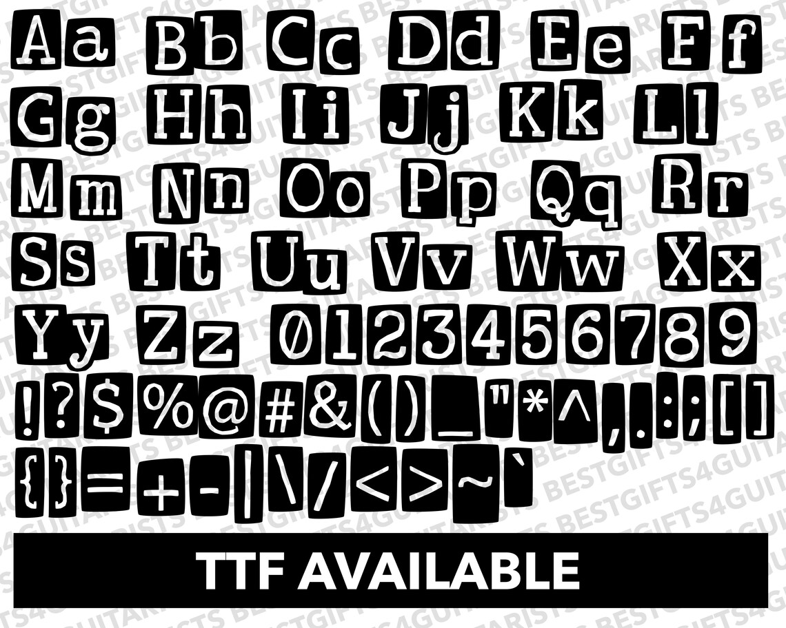 123 Distressed Cut Out Font SVG, Distressed Font for Cricut, Distressed ...