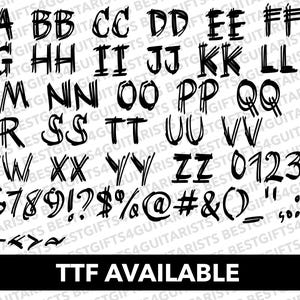 Horror Hell Font SVG, Horror Font for Cricut, Horror Font SVG, PNG, Jpg ...