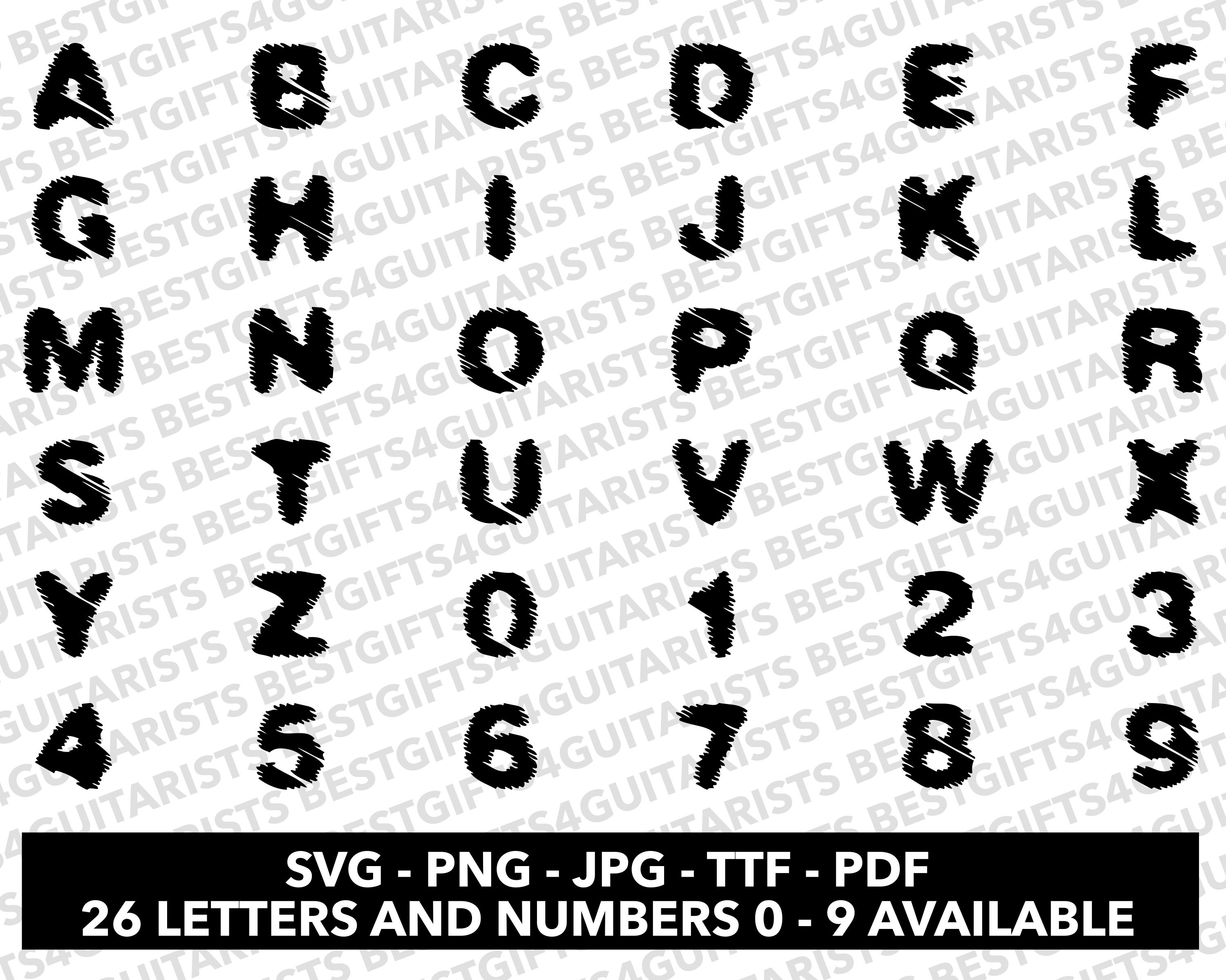 Distressed Weathered Font SVG, Distressed Font for Cricut, Distressed ...