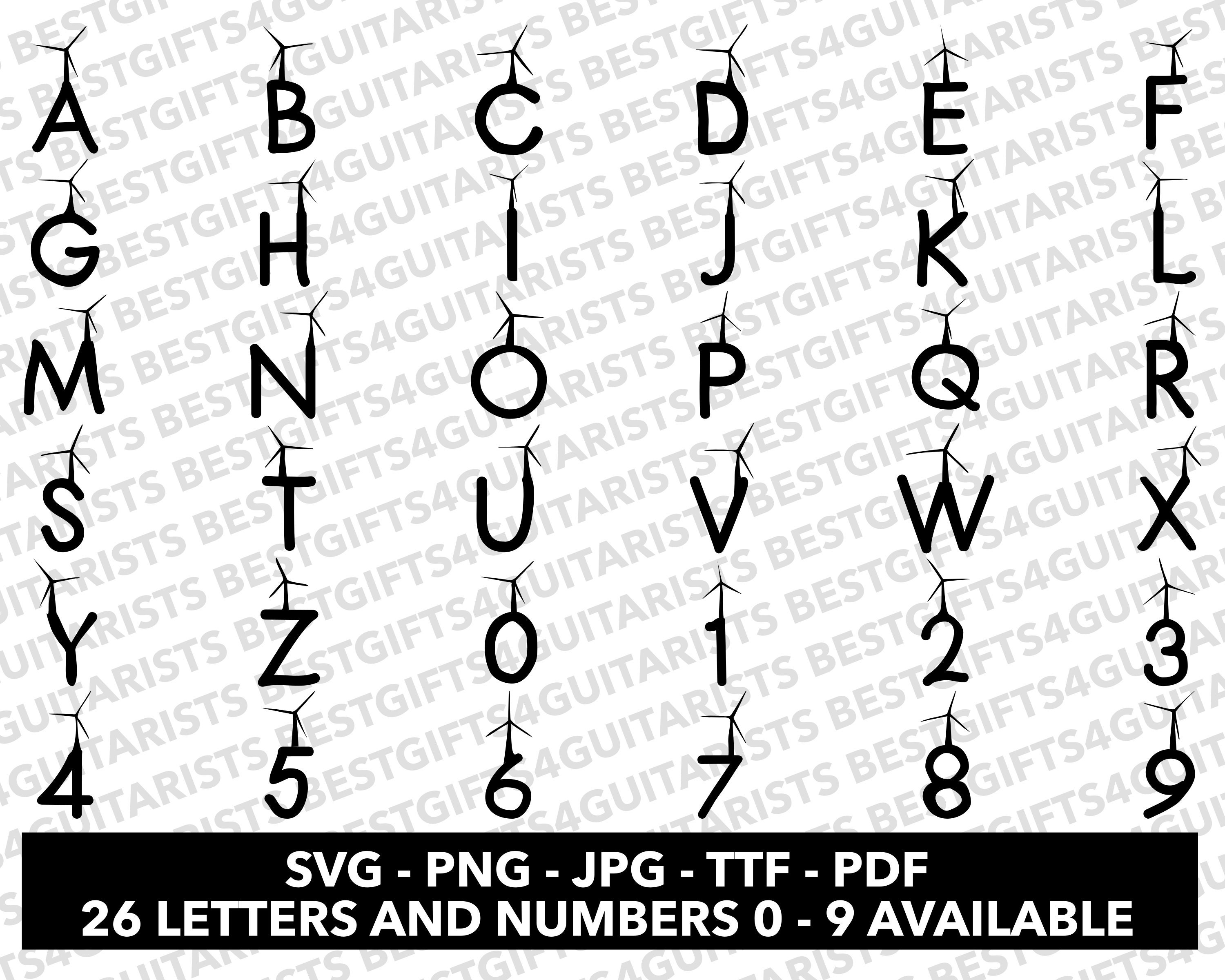 Turbine Font SVG, Turbine Font for Cricut, Wind Turbine Font SVG, PNG ...