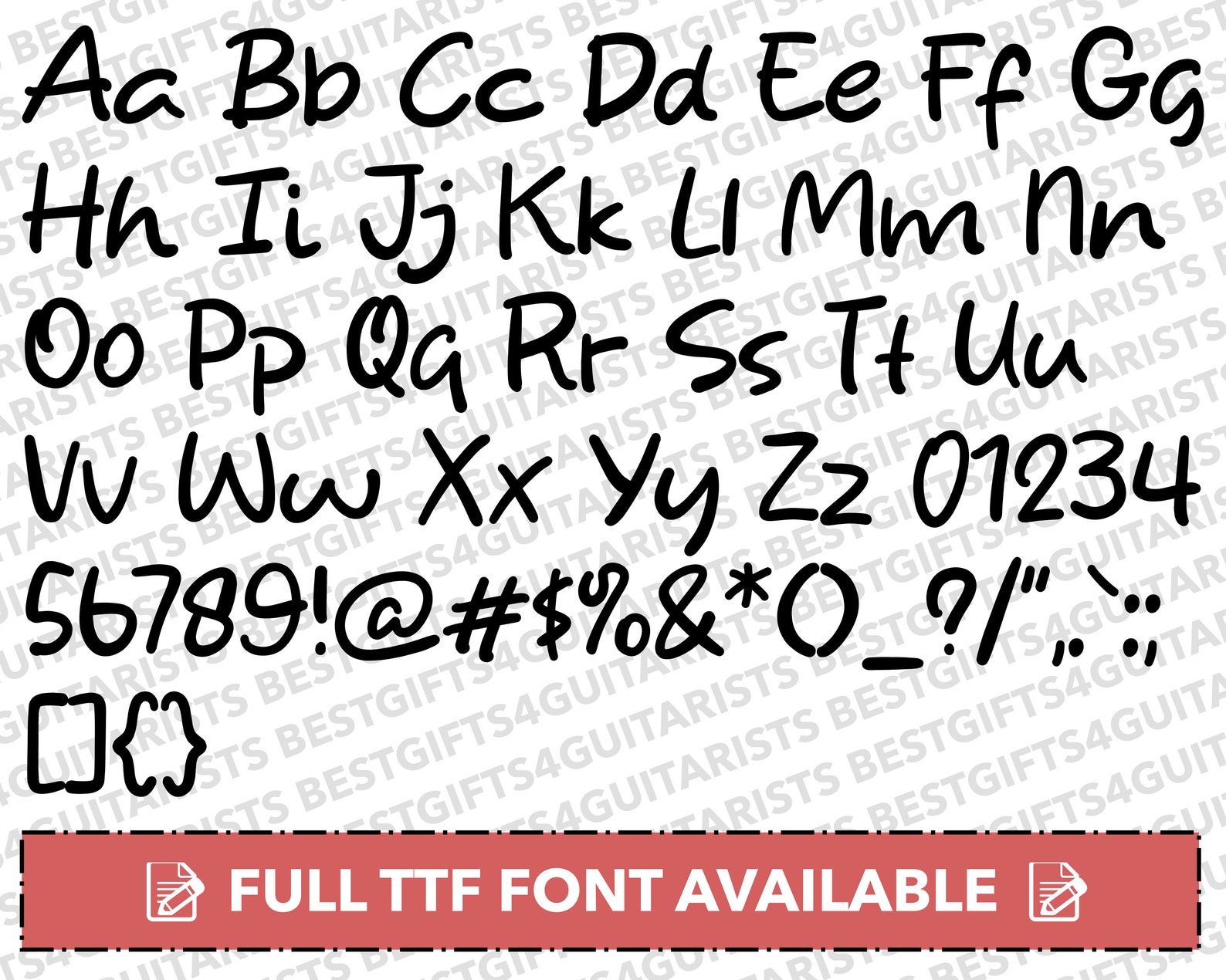 Planner Handwriting Font SVG, Planner Handwriting Font TTF, Planner ...