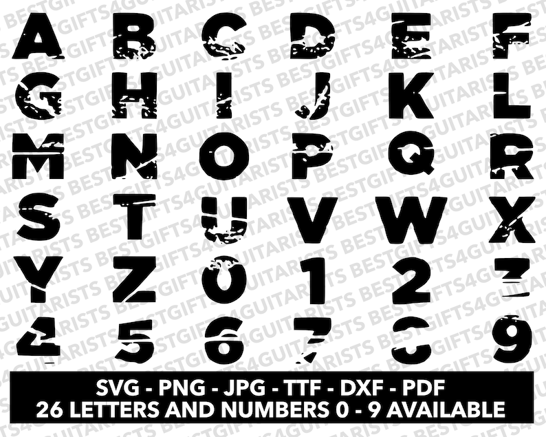 Distressed Tomb Raider Font SVG, Distressed Font for Cricut, Distressed ...