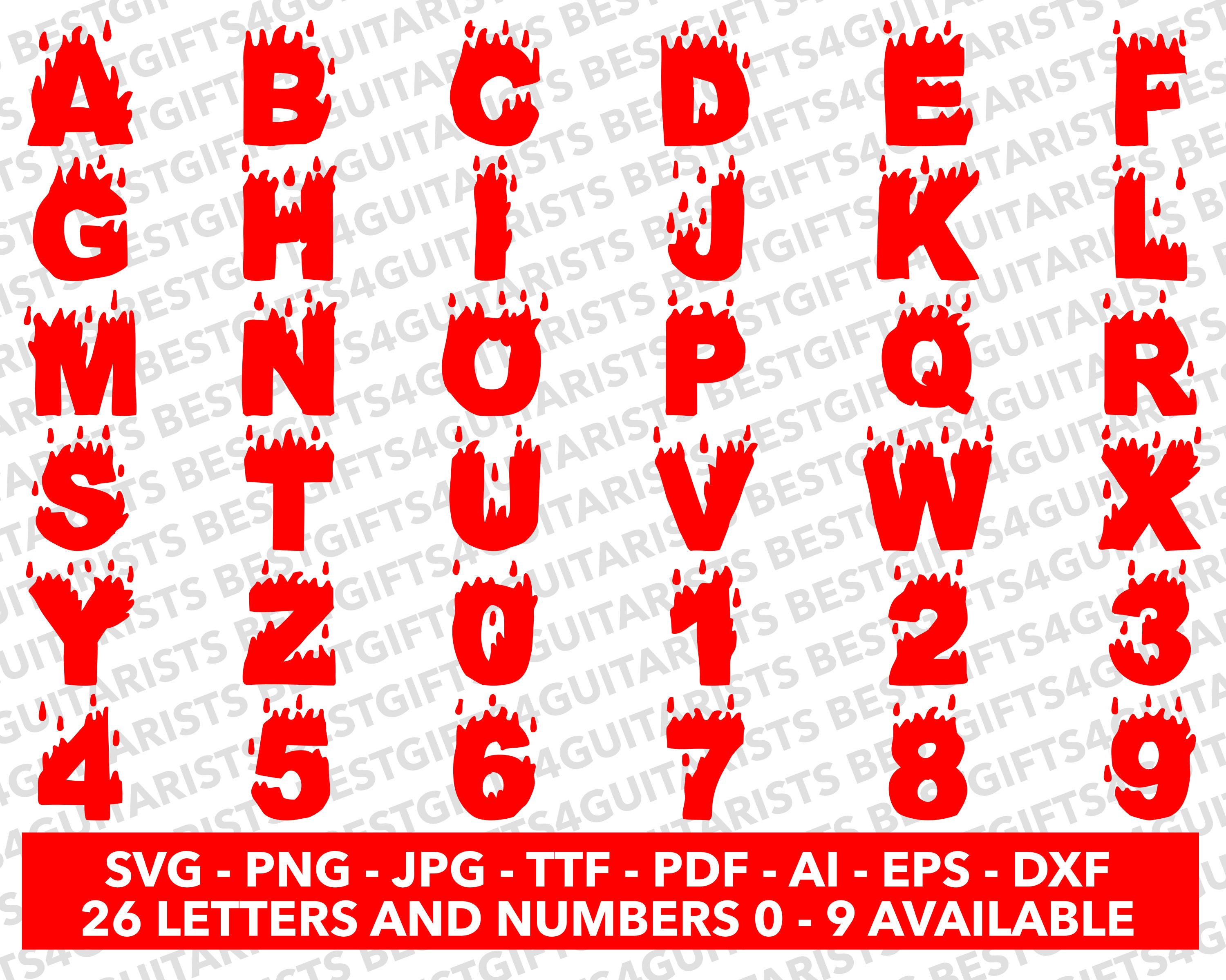 Fire Letters and Numbers SVG, Fire Alphabet, Flame Font SVG, Png, Jpg ...