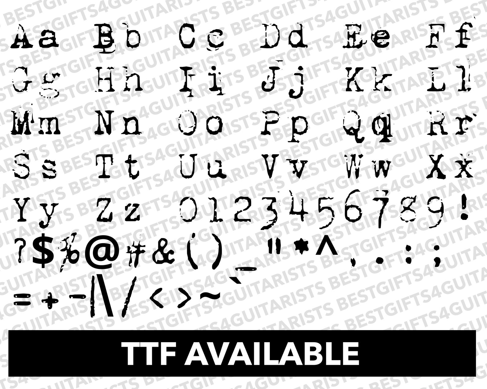 Murder Mystery Font SVG, Murder Mystery Font for Cricut, Typewriter ...