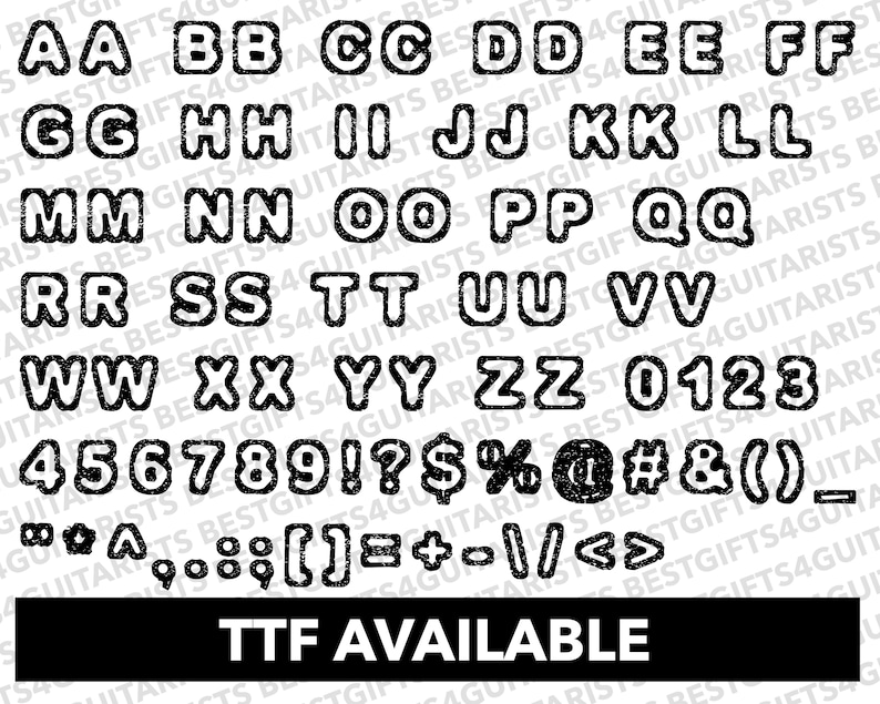 Faded Outline Font SVG, Faded Font for Cricut, Faded Font SVG, PNG, Jpg ...