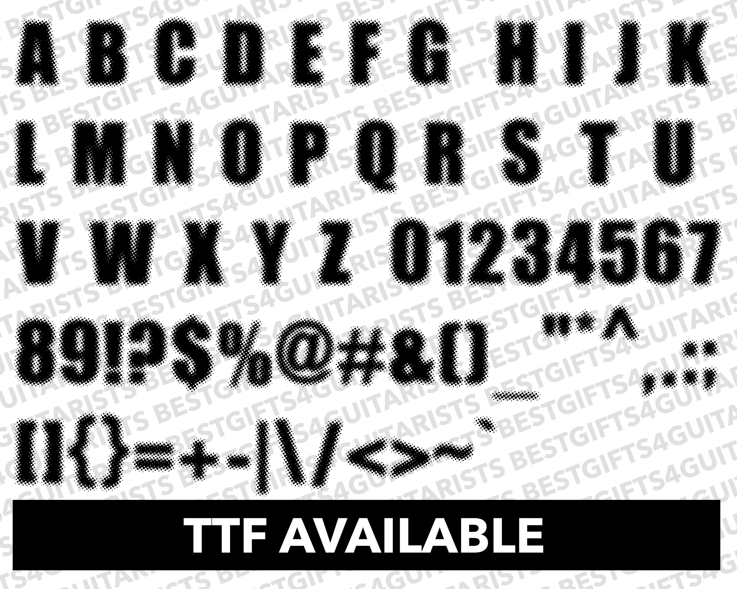 Distressed Blur Font SVG, Distressed Font, Distressed Blur Letters Svg ...