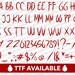Blood Scratch Font SVG, Blood Font for Cricut, Blood Font SVG, PNG, Jpg ...