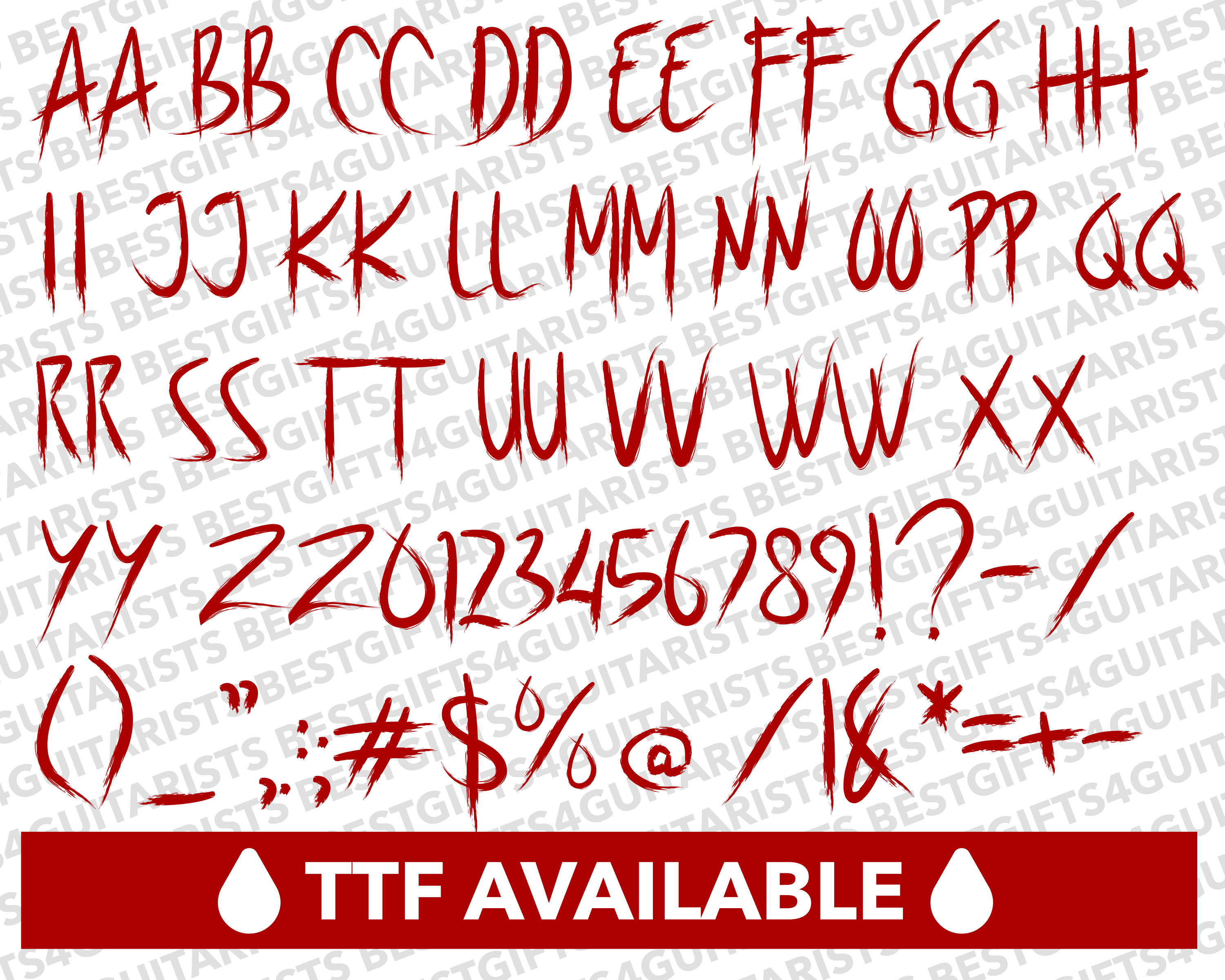 Blood Scratch Font SVG, Blood Font for Cricut, Blood Font SVG, PNG, Jpg ...
