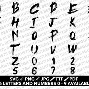 Brush Script Font SVG, Brush Font for Cricut, Brush Font SVG, PNG, Jpg ...