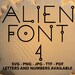 Alien Font SVG, Alien Font TTF, Alien Letters Svg, Png, Jpg, Ttf, Pdf ...