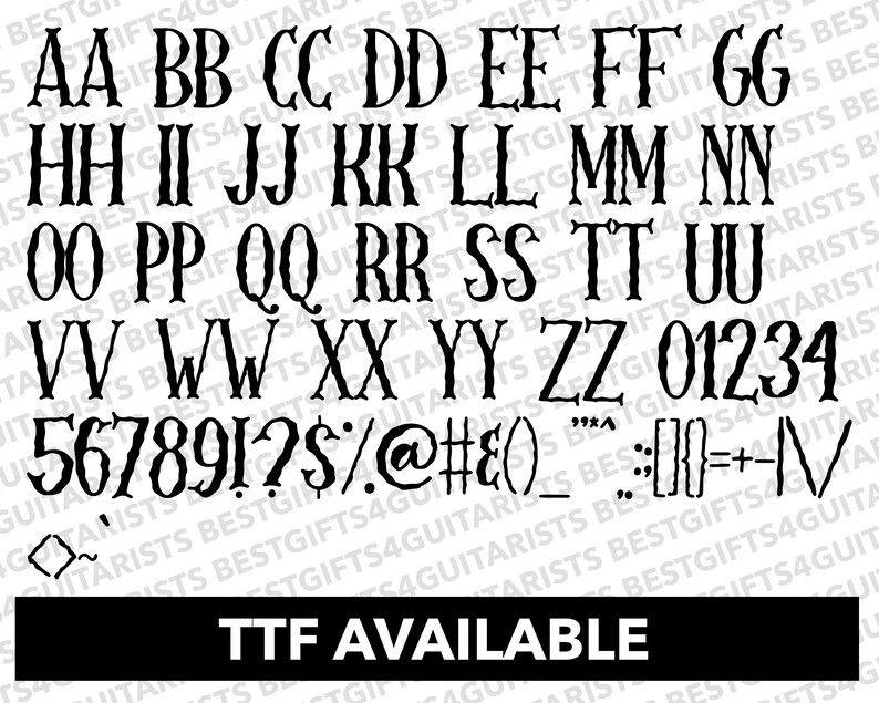 Halloween Font SVG, Horror Cut Font for Cricut, Horror Font SVG, PNG ...