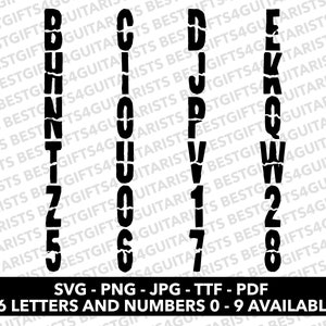 Distressed Ripped Font SVG, Distressed Font for Cricut, Distressed Font ...