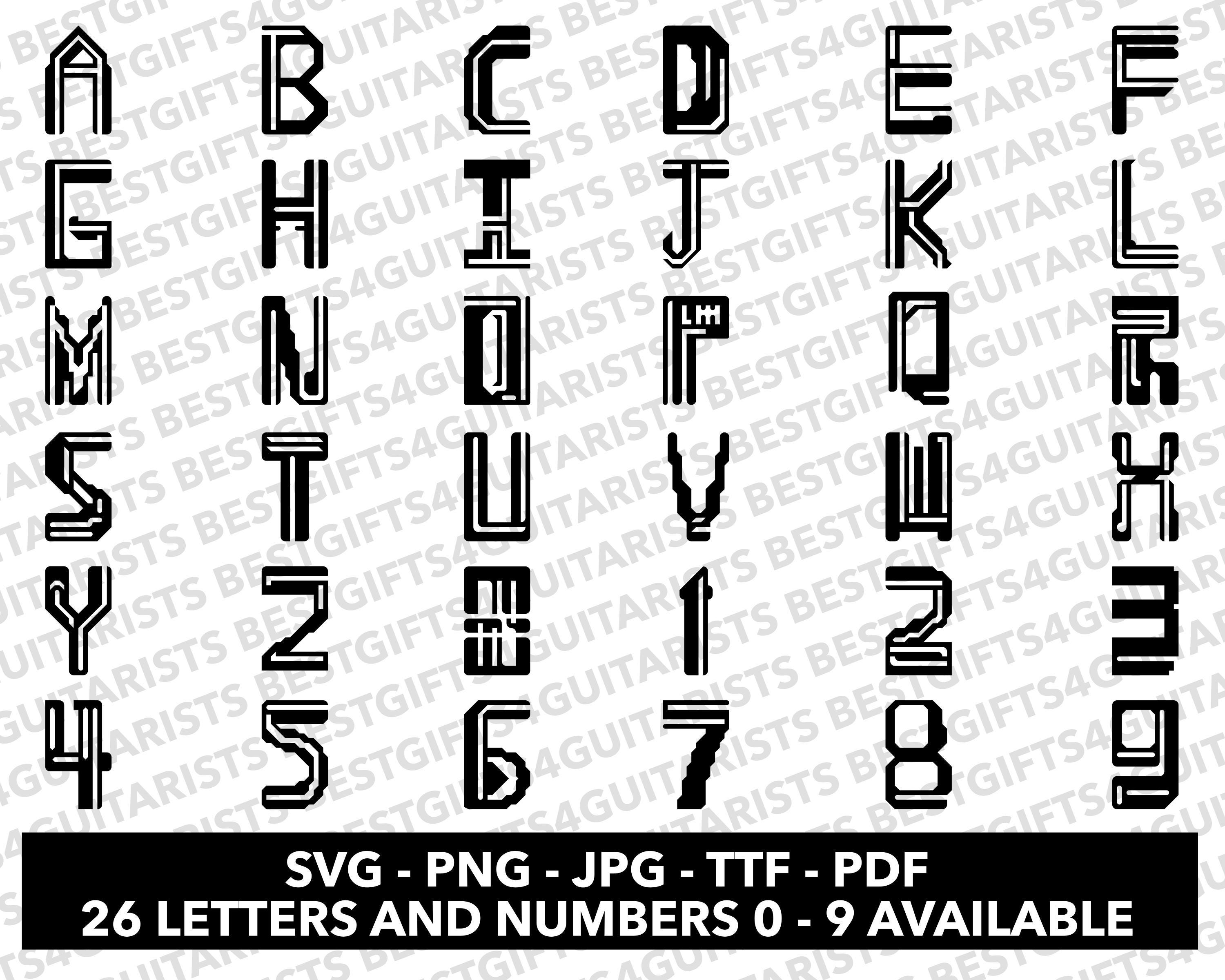 Pixel Error Font SVG, Pixel Font for Cricut, Pixel Font SVG, PNG, Jpg ...
