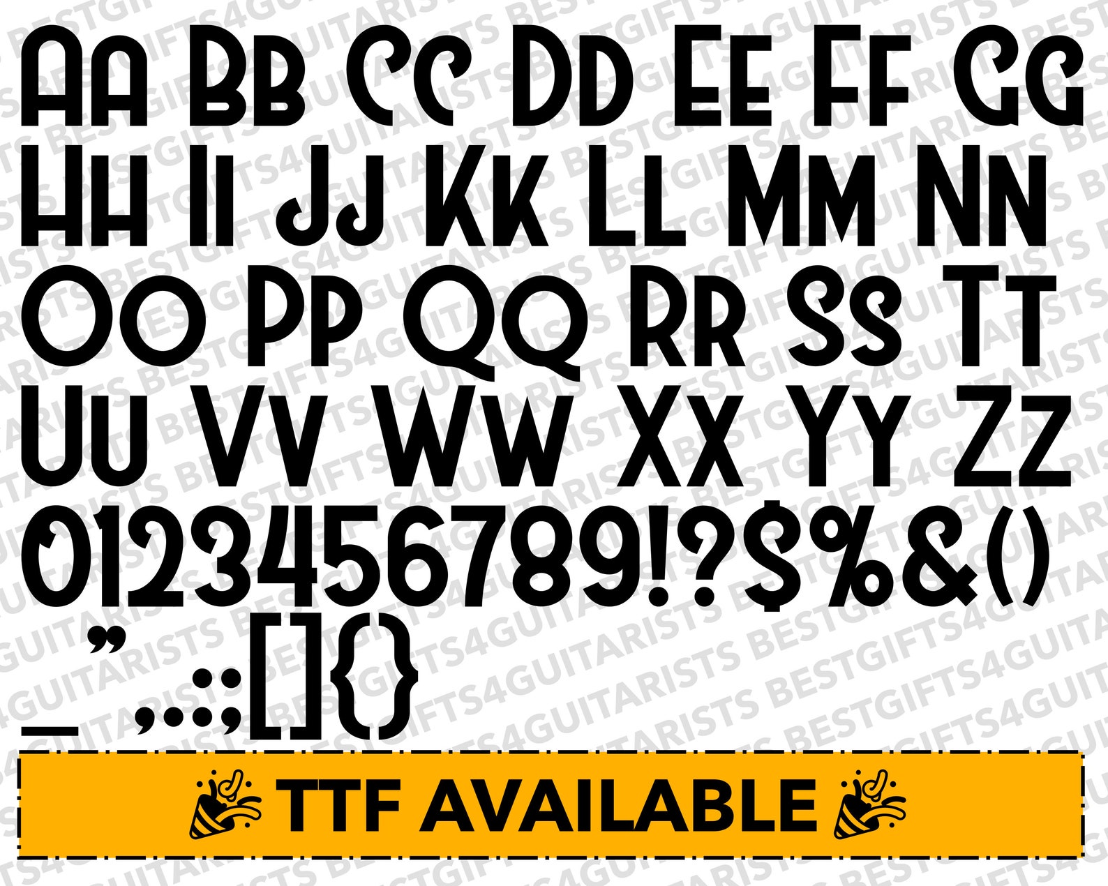 Art Deco Party Font SVG, Art Deco Party Font TTF, Art Deco Party ...