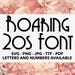 Roaring 20s Art Deco Font for Cricut, Roaring 20s Font SVG, PNG, Jpg ...