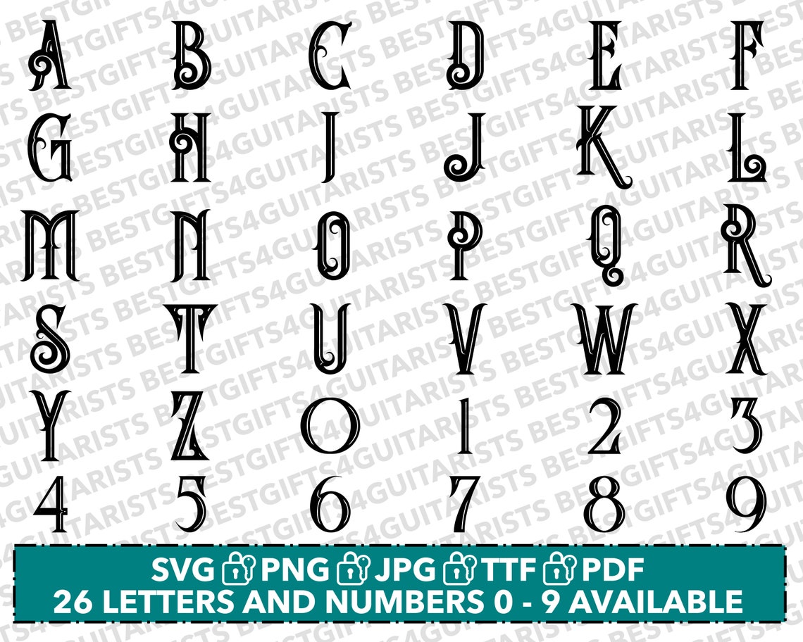 Art Deco Serif Font SVG, Art Deco Serif Font TTF, Art Deco Serif ...