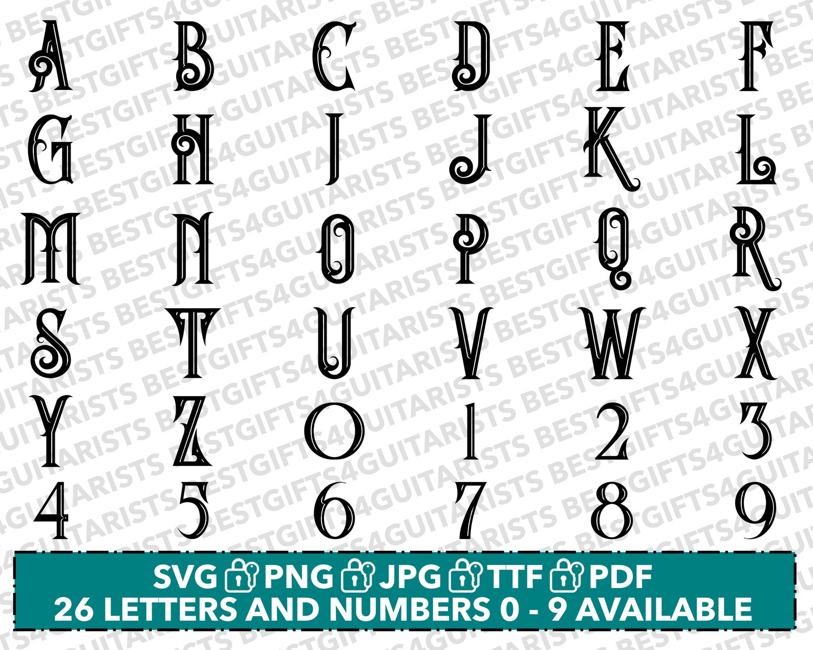 Art Deco Serif Font SVG, Art Deco Serif Font TTF, Art Deco Serif ...