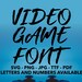 Video Game Font SVG, Video Game Font for Cricut, Video Game Font SVG ...