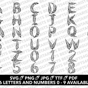 Bird Feather Font SVG, Bird Font for Cricut, Bird Font SVG, PNG, Jpg ...