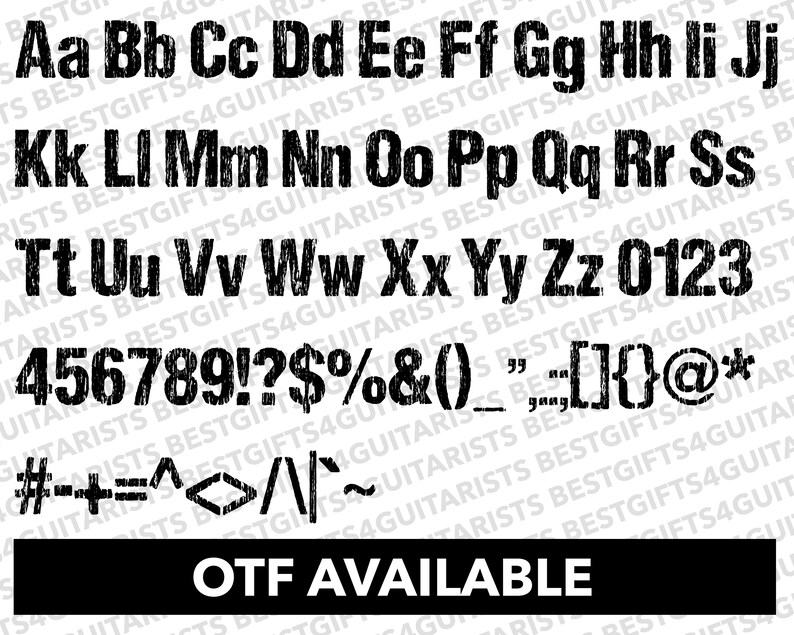 Distressed Black Font SVG, Distressed Font for Cricut, Distressed Font ...