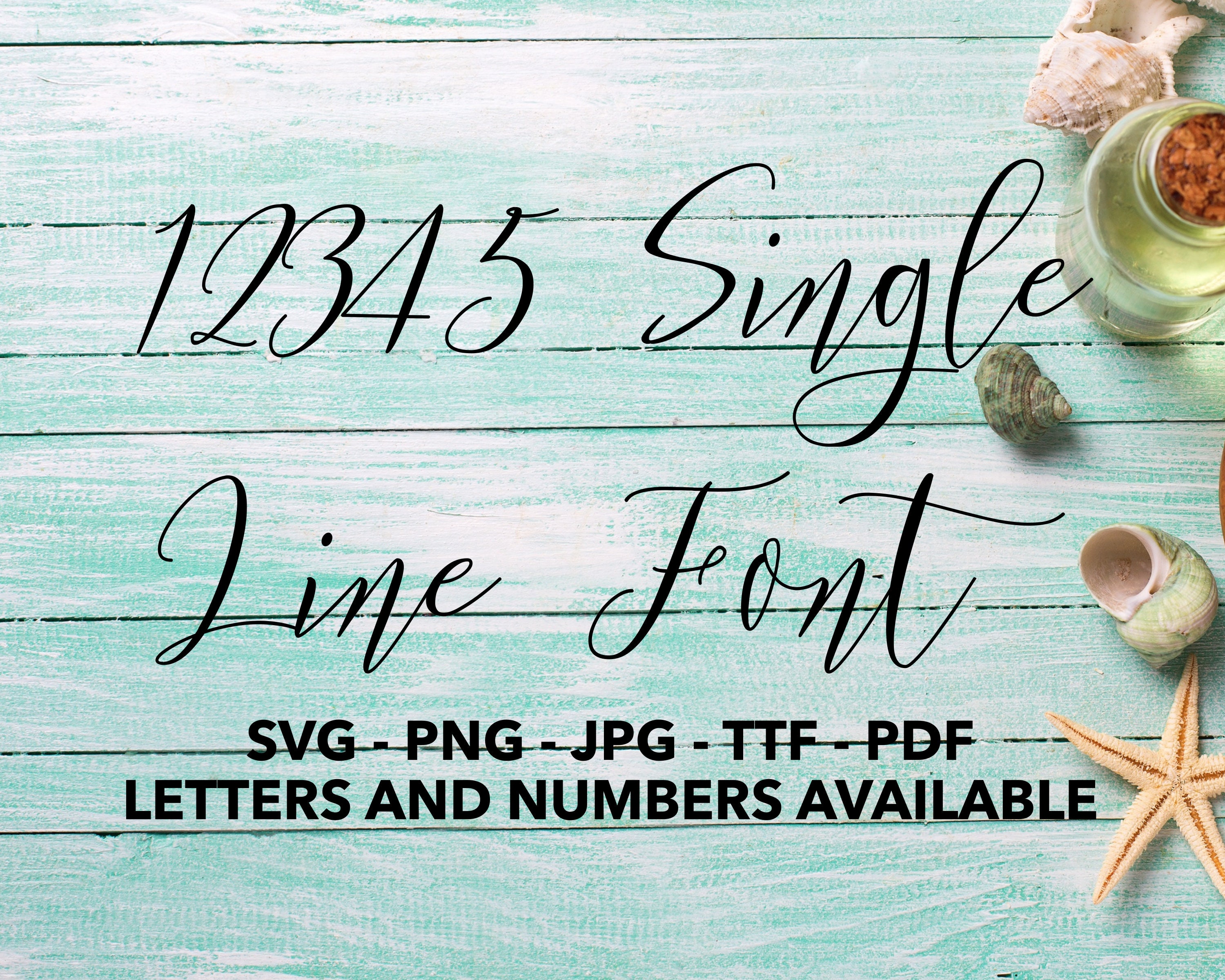 Single Fancy Line Font SVG, Line Letters, Line Numbers, Calligraphy ...