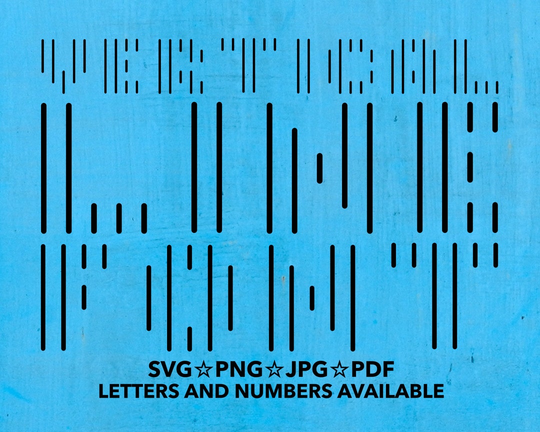 Vertical Line Font SVG Vertical Line Alphapack PNG Vertical - Etsy ...