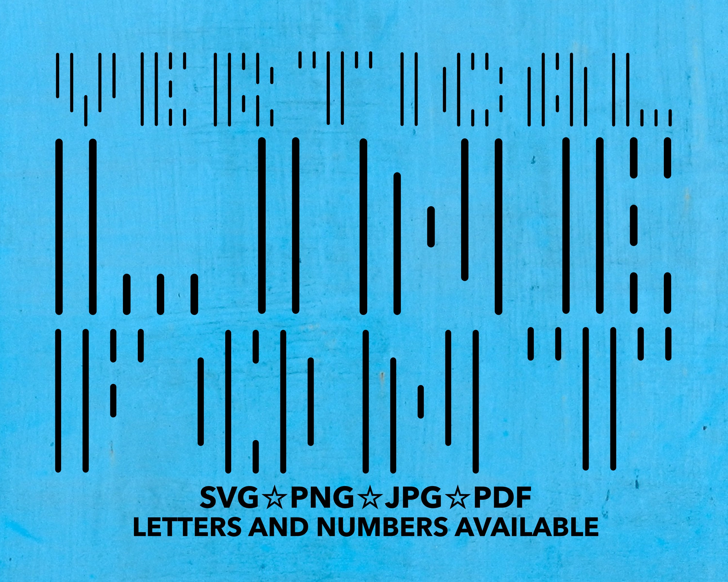 Vertical Line Font Svg Vertical Line Alphapack Png Vertical Etsy