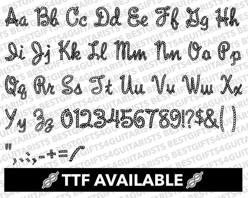 Old Rope Western Font SVG, Rope Font TTF, Western Font Svg, Png, Jpg ...