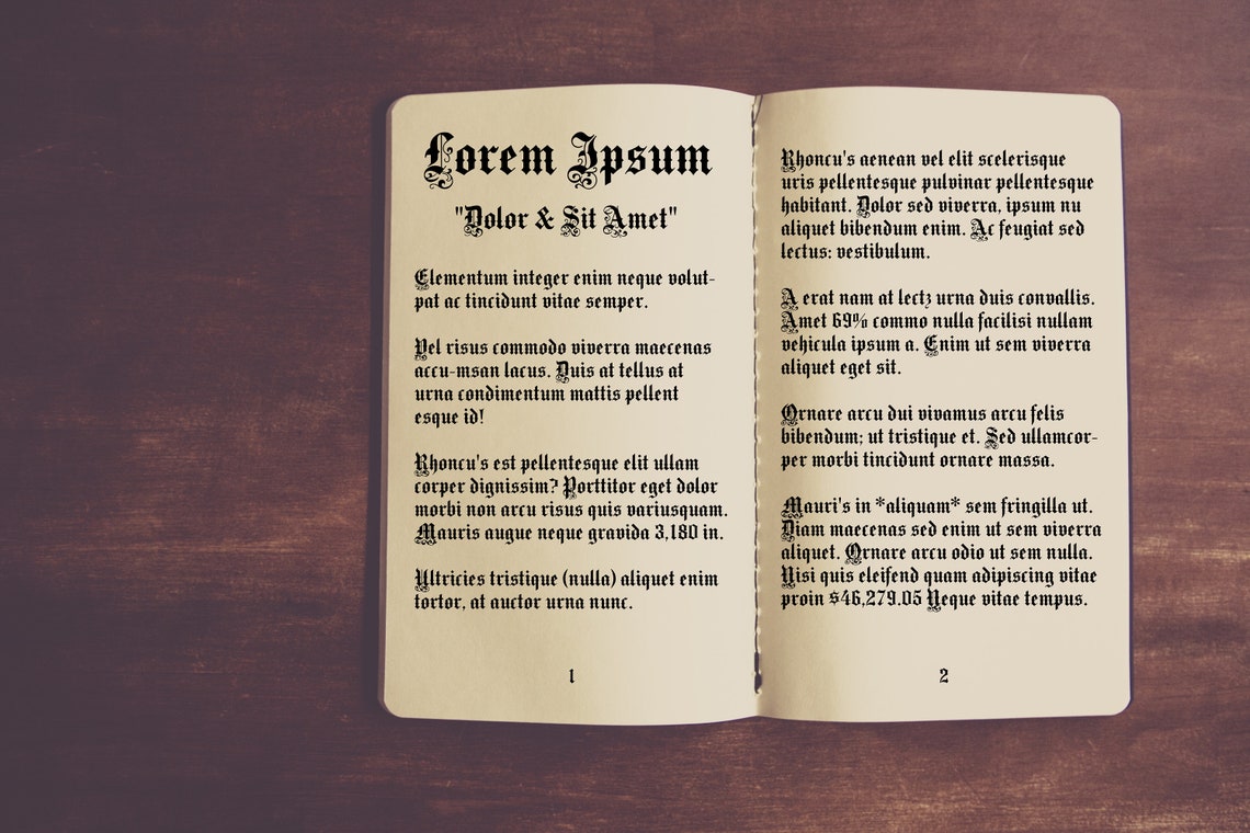 Elegant Gothic Font SVG, Blackletter Font SVG, Gothic Font Svg, Png ...