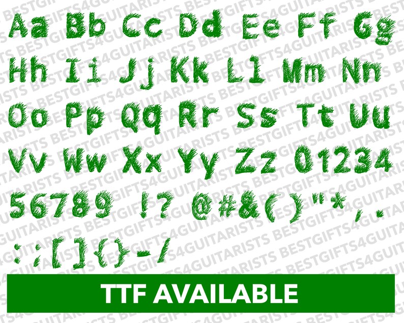 Grass Font SVG, Grass Font for Cricut, Grass Font SVG, PNG, Jpg, Ttf ...