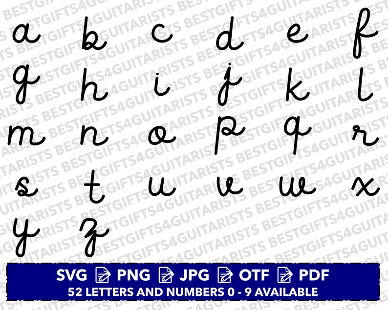 Handwritten Cursive Font SVG, Handwritten Cursive Font OTF, Handwritten ...