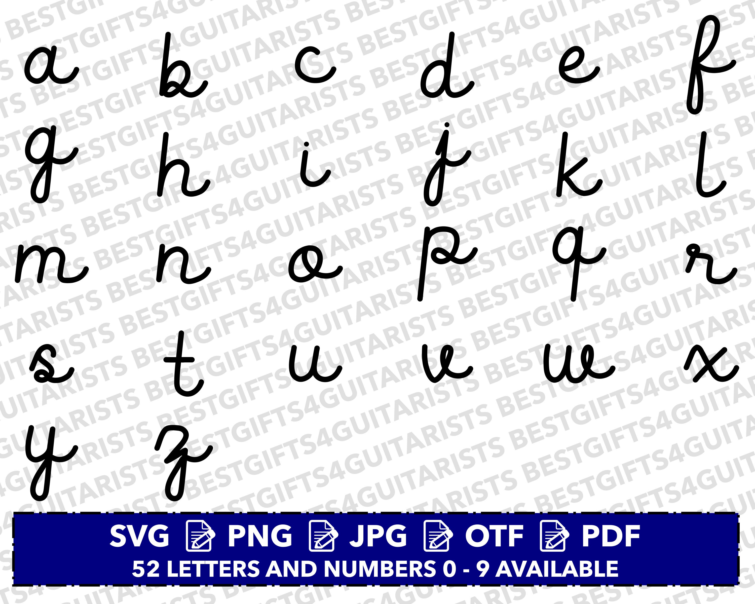 Handwritten Cursive Font SVG, Handwritten Cursive Font OTF, Handwritten ...