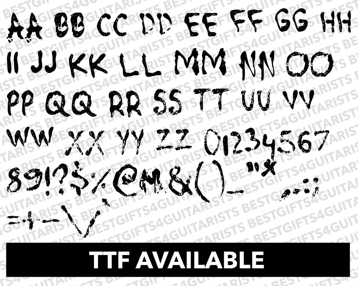 Distressed Blood Font SVG, Distressed Blood Letters, Distressed Blood ...