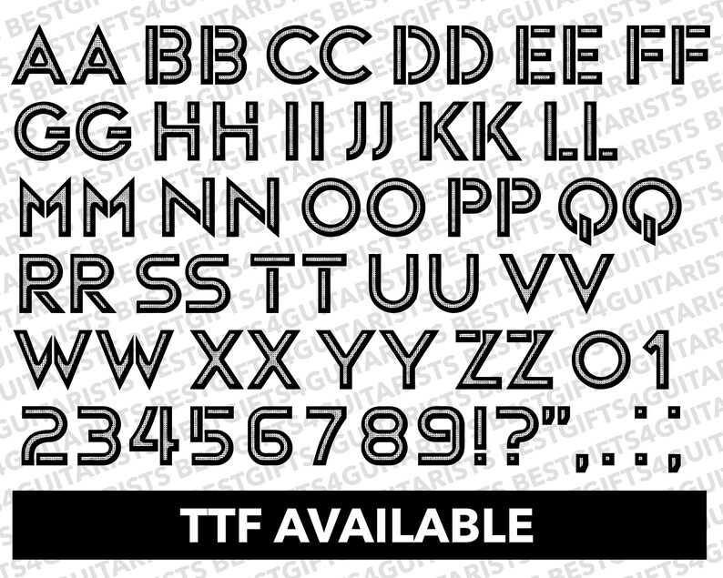 Broken Line Font SVG, Broken Line Font TTF, Broken Line Letters Svg ...