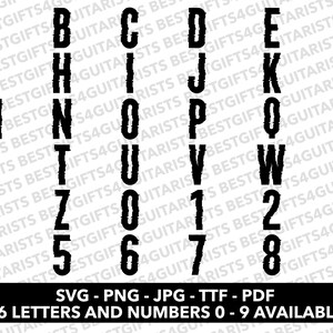 Motion Blur Font SVG, Distressed Font, Motion Blur Font, Motion Blur ...