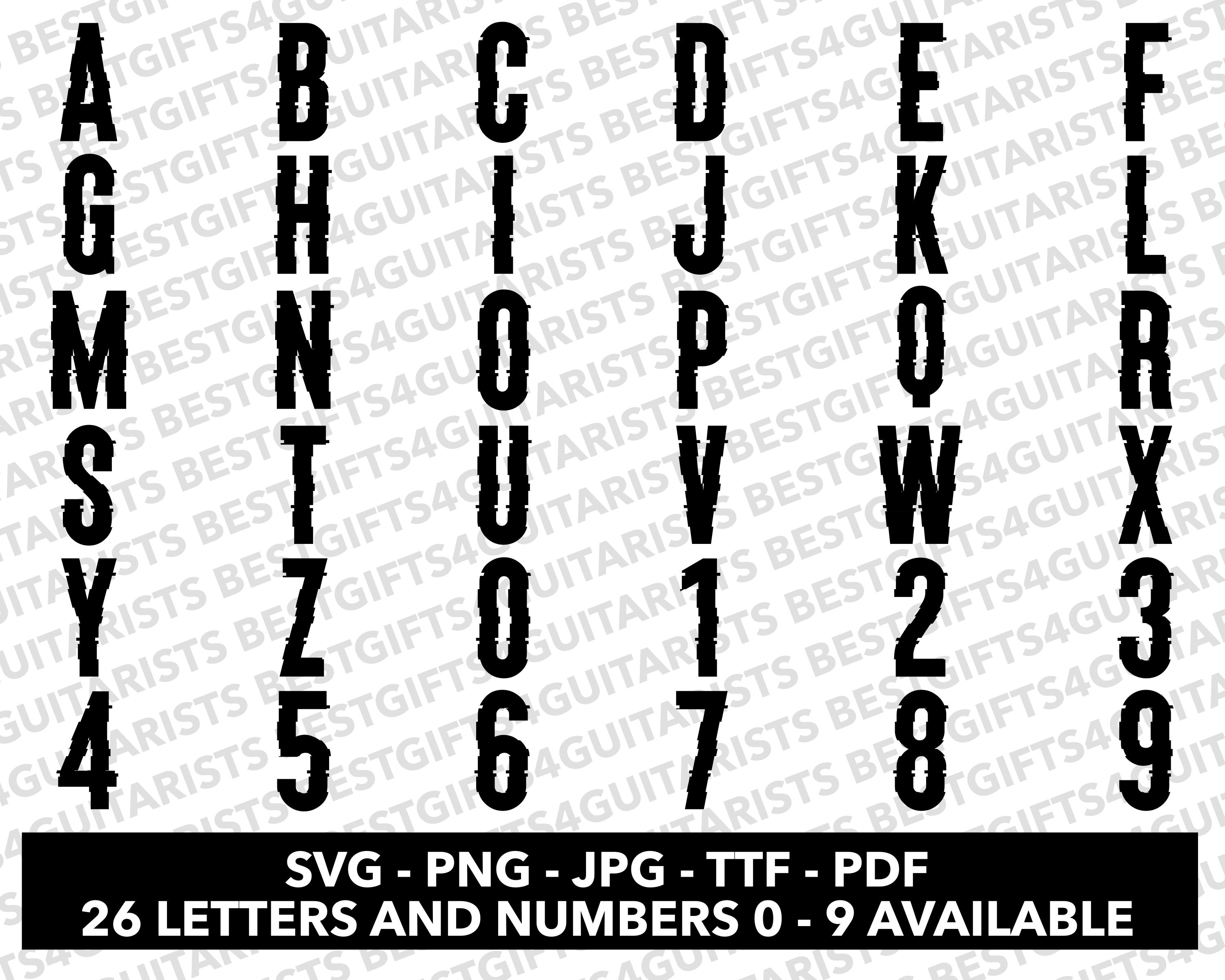 Motion Blur Font SVG, Distressed Font, Motion Blur Font, Motion Blur ...