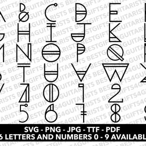Alien Font SVG, Alien Font TTF, Alien Letters Svg, Png, Jpg, Ttf, Pdf ...