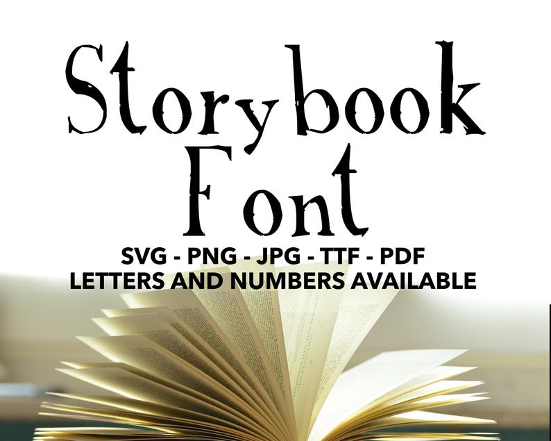 Storybook Font SVG - Storybook Font TTF - Old Typewriter Font ...