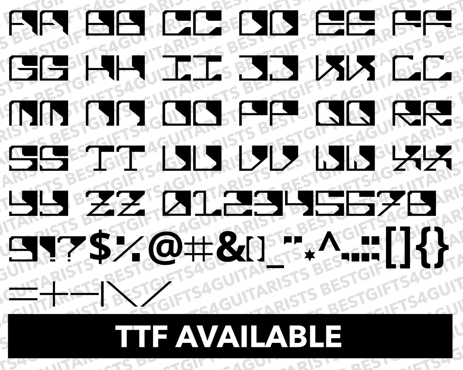 Cyberpunk Block Font SVG, Cyberpunk Font for Cricut, Cyberpunk Font SVG ...