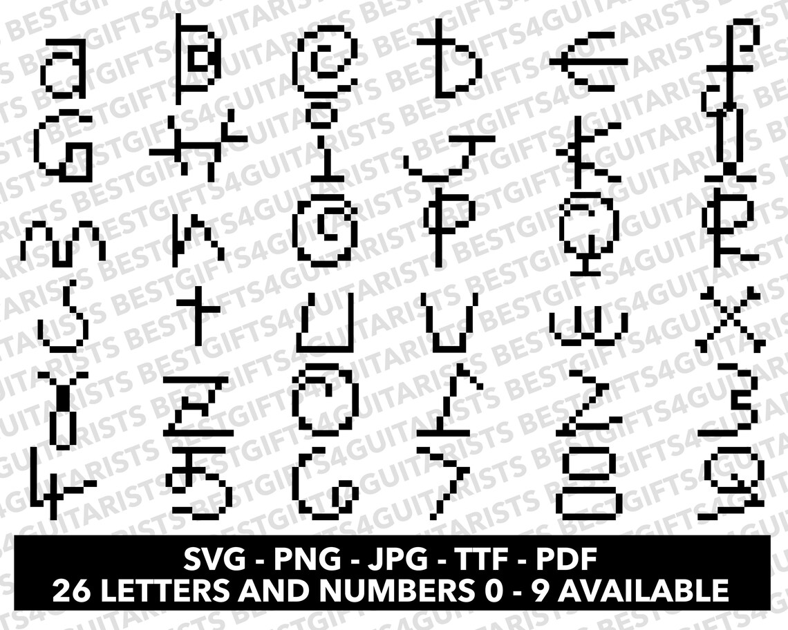 Pixel Font SVG, Pixel Font for Cricut, Pixel Font SVG, PNG, Jpg, Ttf ...