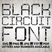 Circuit Font SVG, Black Circuit Letters PNG, Black Circuit Numbers ...