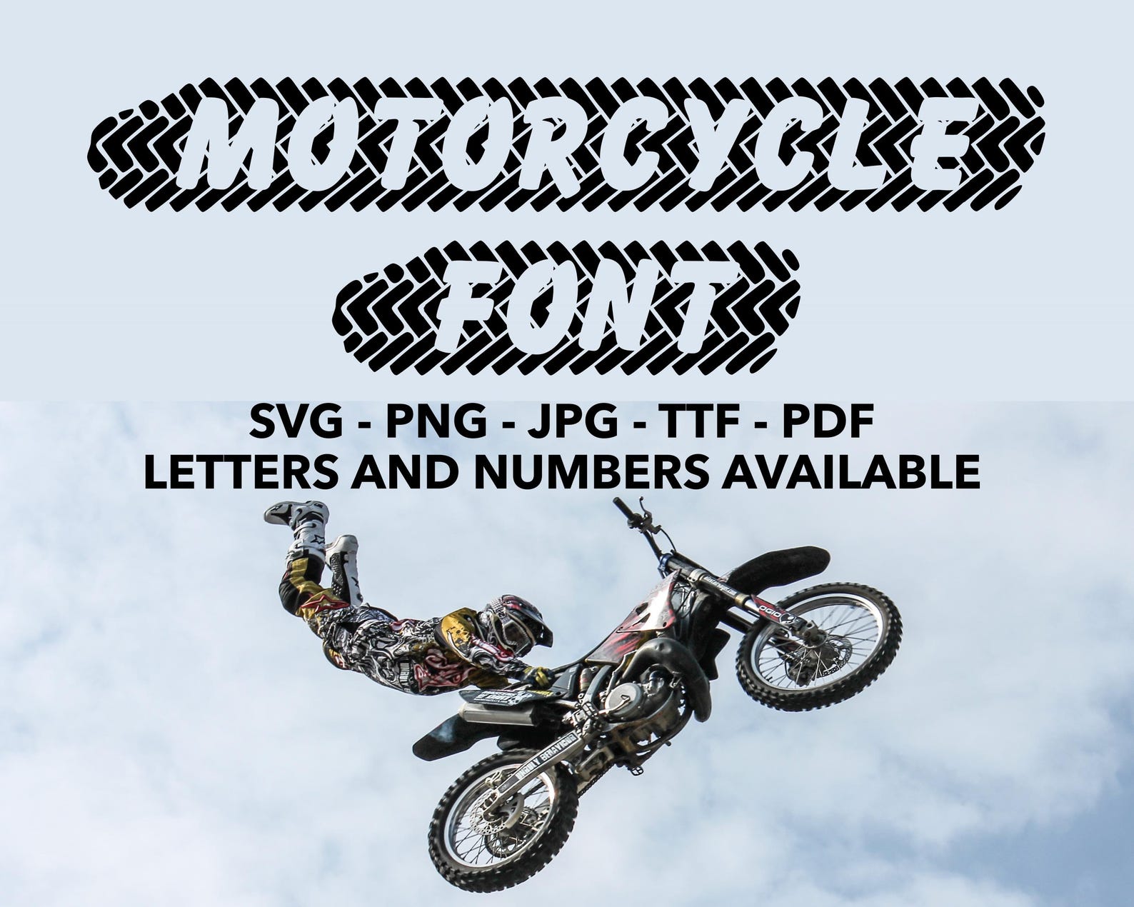 Motorcycle Font SVG, Motorcycle Font, Motorcross Font, Racing Font ...
