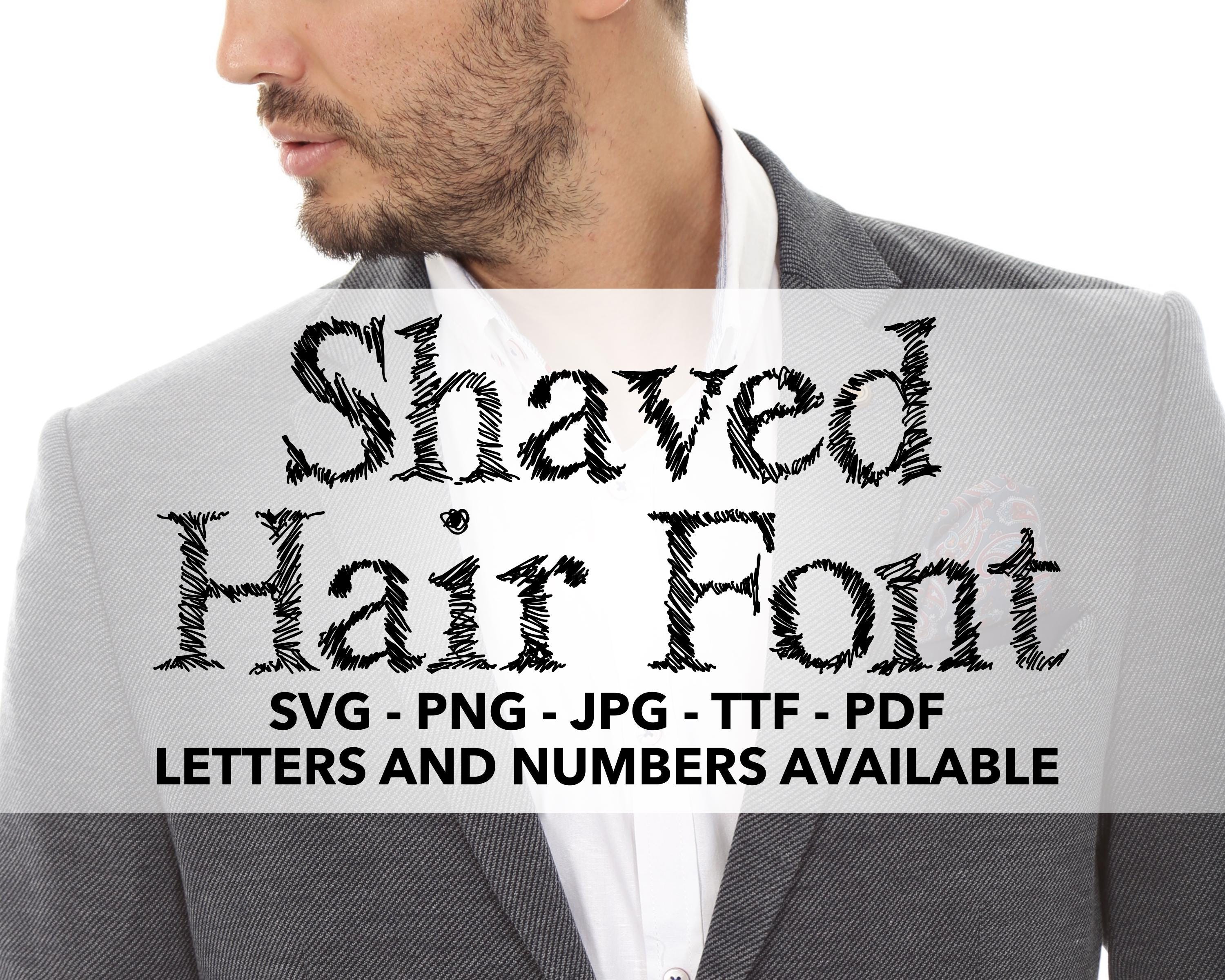 Hair Font SVG, Hair Font for Cricut, Hair Font SVG, PNG, Jpg, Ttf, Pdf ...