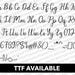 Script Font SVG, Script 3 Font for Cricut, Script Font SVG, PNG, Jpg ...