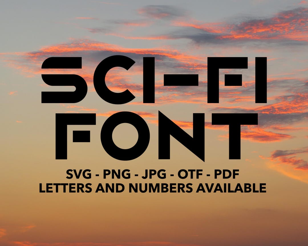 Sci-fi Font SVG, Sci-fi Font TTF, Alien Letters Svg, Png, Jpg, Otf, Pdf ...