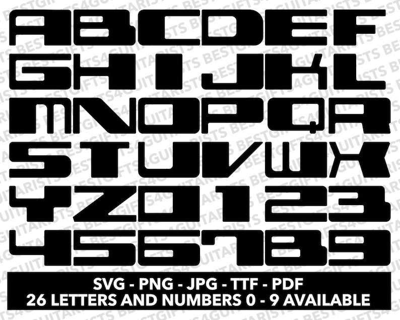 Game Font SVG, Gamer Font for Cricut, Game Font SVG, PNG, Jpg, Ttf, Pdf ...