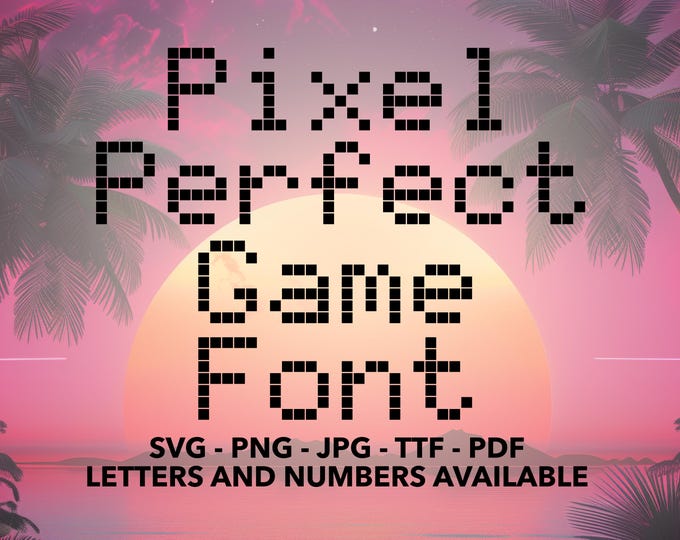 Game Font Pixel Font Gamer Font Pixel Art Font Pixel Text Font Game Pixel Font Pixel Font Svg ...