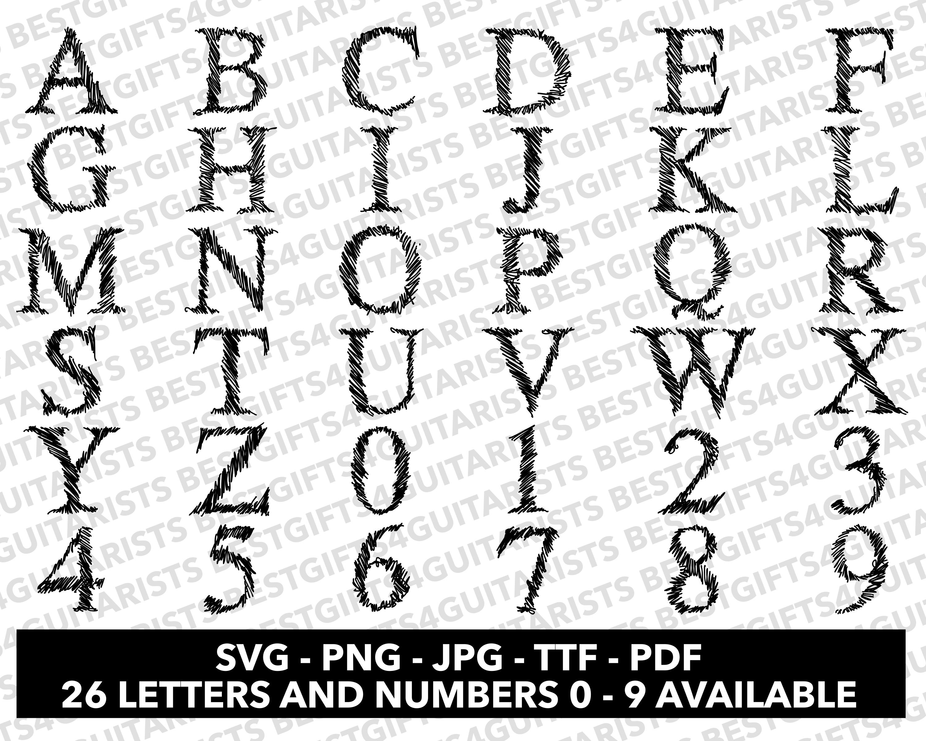 Hair Font SVG, Hair Font for Cricut, Hair Font SVG, PNG, Jpg, Ttf, Pdf ...
